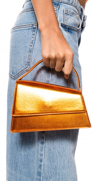 AKIRA - BOISE ORANGE ASYMMETRICAL PURSE