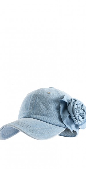 AKIRA - CALL ME ROSE DENIM HAT