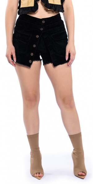 AKIRA - CHARLIE BUTTON FRONT MINI SKORT