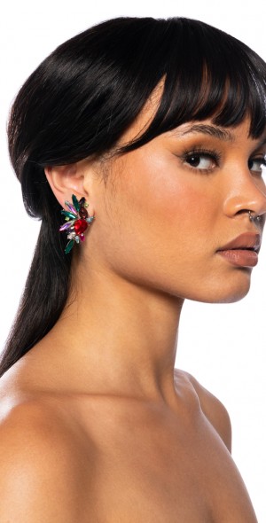 AKIRA - PARTY GIRL EMBELLISHED STATEMENT STUDS