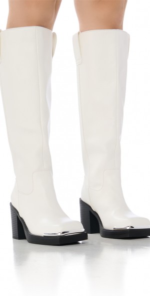 AZALEA WANG - BAKLAVA WHITE BOOT