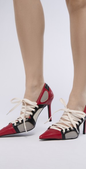AZALEA WANG - FIRST STRING SPORTY PUMP IN RED