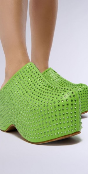 AZALEA WANG - MACEY EMBELLISHED CLOG IN GREEN