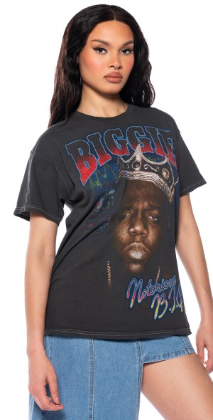 NOTORIOUS B.I.G. - BIGGIE OVERSIZED GRAPHIC TEE