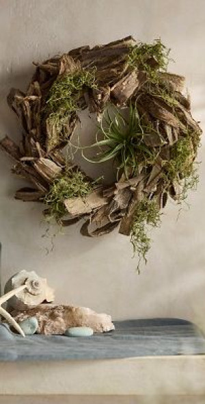 Anthropologie - Agave Wood Wreath