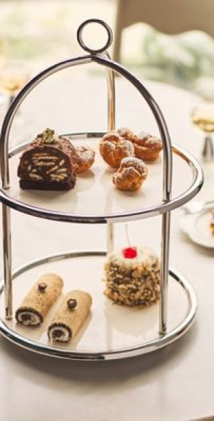 Anthropologie - Arlo Stainless Steel Tiered Stand