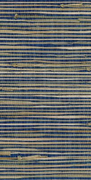 Anthropologie - Blue Triangle Glasscloth Wallpaper