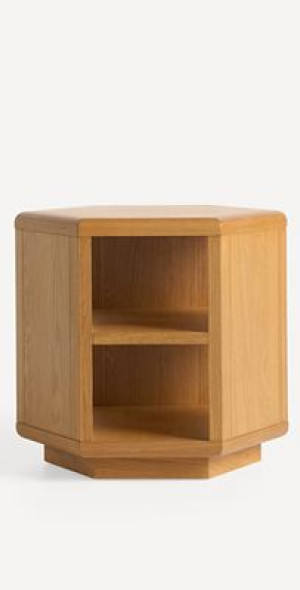 Anthropologie - Carla Oak Side Table