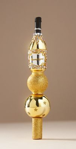 Anthropologie - Champagne Glass Tree Topper