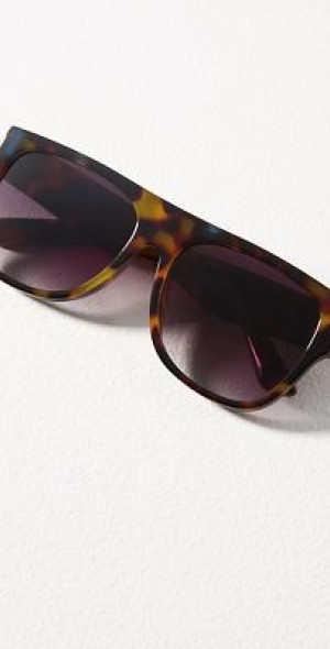Anthropologie - Flat Top Tort Sunglasses