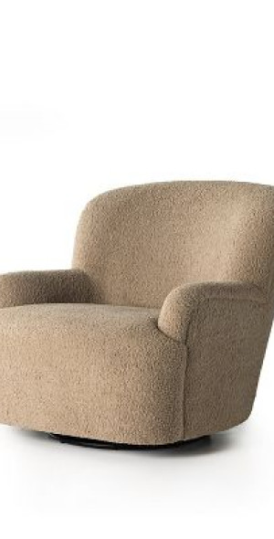 Anthropologie - Kadon Wing-Back Swivel Chair