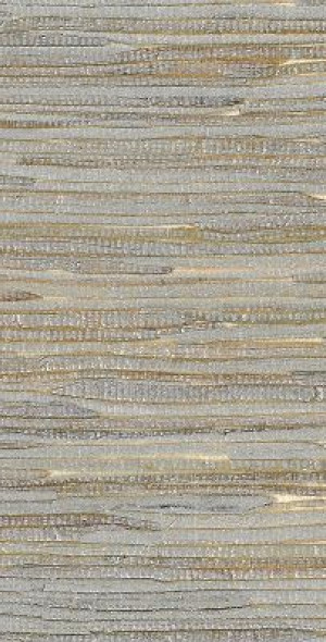Anthropologie - Metallic Silver Java Grasscloth Wallpaper