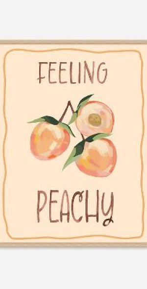 Anthropologie - Peachy Keen Wall Art