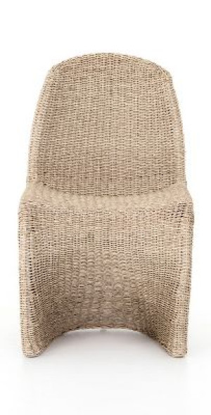 Anthropologie - Portia Faux-Wicker Outdoor Dining Chair