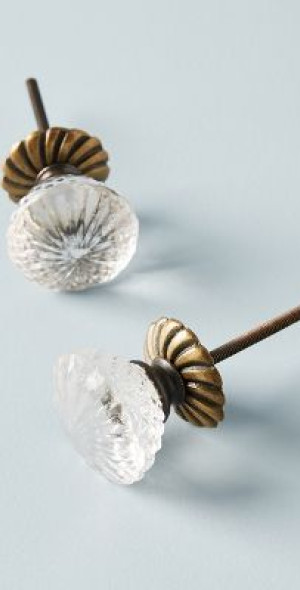 Anthropologie - Simmered Glass Knobs, Set of 2