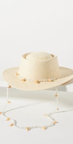 Anthropologie - Straw Shell Boater