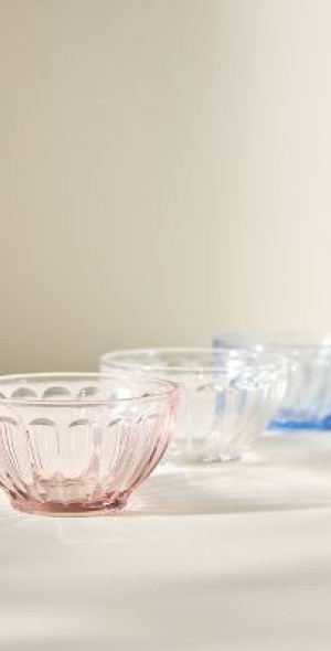 Anthropologie - The Latte Glass Cereal Bowls, Set of 3: Amelie Edition