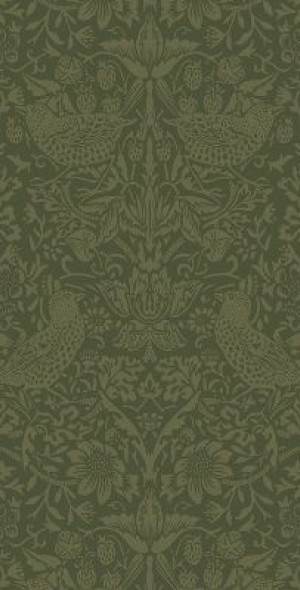 Anthropologie - Tonal Bird Garden Vintage Peel-and-Stick Wallpaper