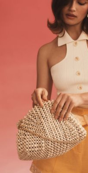 Aranaz - Half Moon Clutch