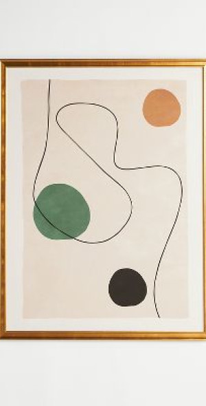 Artfully Walls - Floating Forms and Line Wall Art