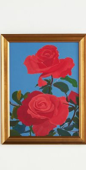 Artfully Walls - Ruby Red & Blue Sky Wall Art