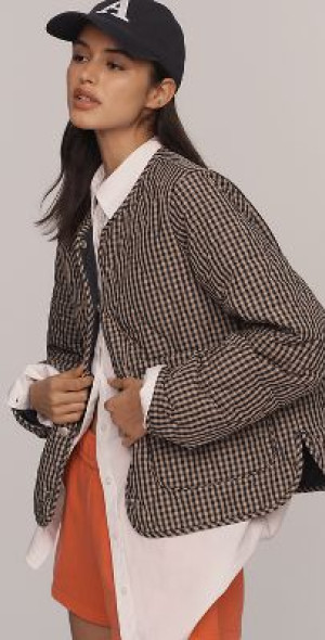 Barbour - Check Monroe Quilted Jacket