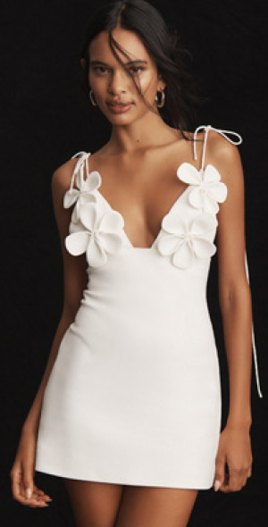 Bardot - Ingrid Floral Tie-Strap Mini Dress