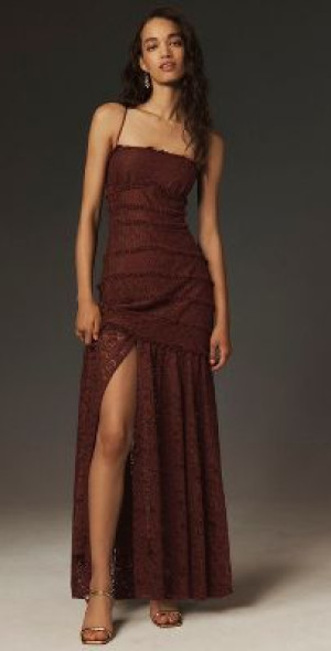 BHLDN - Zoe Stretch Lace Midi Dress