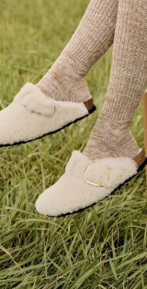 Birkenstock - Boston Teddy Clogs