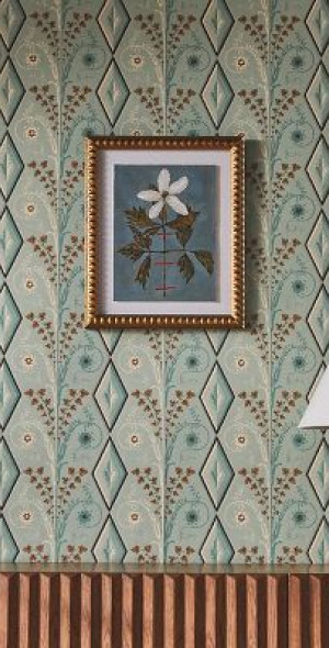 Brunschwig & Fils - Gallier Diamond Wallpaper