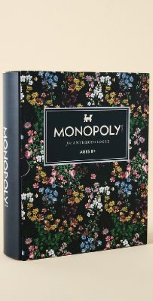 By Anthropologie - Monopoly Floral Bookshelf Game