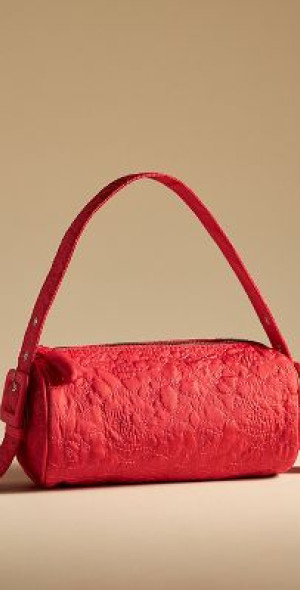 By Anthropologie - Quilted Barrel Bag