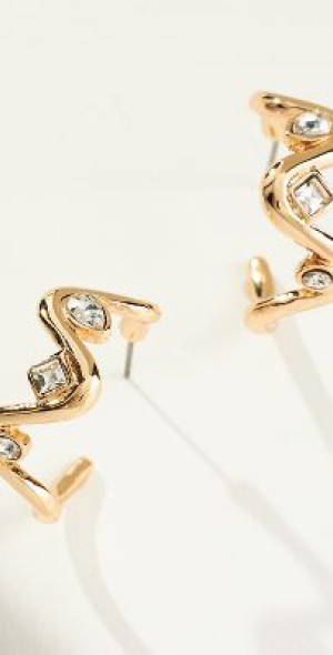 By Anthropologie - Serpentine Crystal Earrings