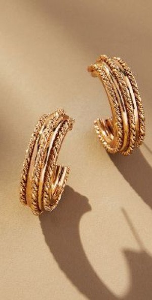 By Anthropologie - The Restored Vintage Collection: Thin Ribbed Huggie ...