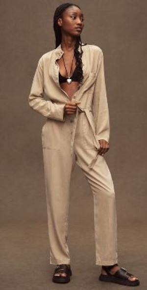 Cloth & Stone - Belted Utility Jumpsuit