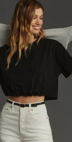 English Factory - Banded Crop Tee