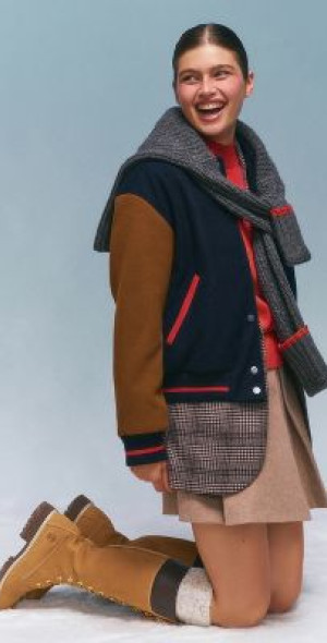 English Factory - Colorblock Bomber Jacket