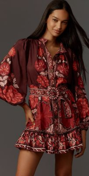 Farm Rio - Gigi Tapestry Mini Dress