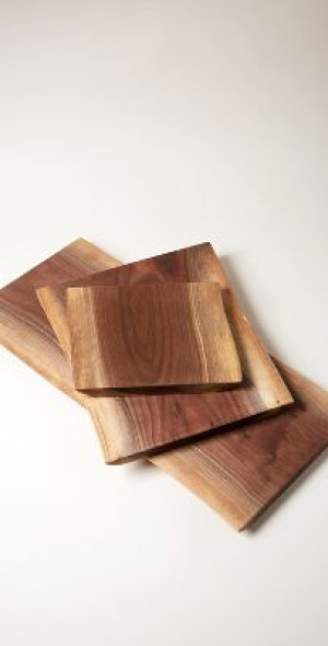 Farmhouse Pottery - Live Edge Walnut Boards