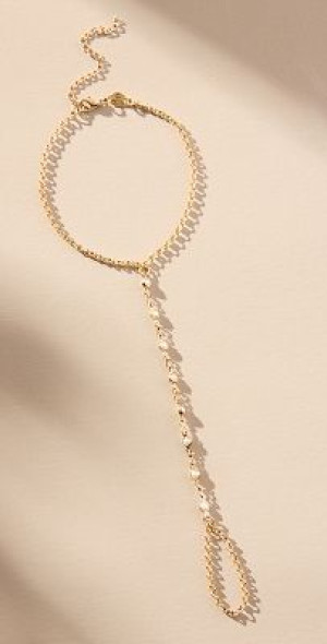 Joy Dravecky - Bali Pearl-Beaded Hand Chain