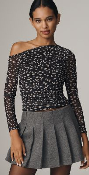 Maeve - Asymmetrical Mesh Top