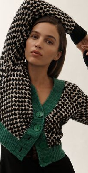 Maeve - Cropped Cardigan Sweater