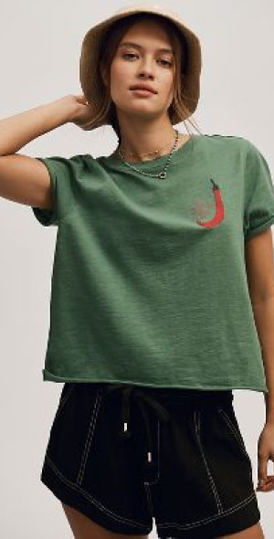 Maeve - Jordan Nickson Pepper Embroidered Tee