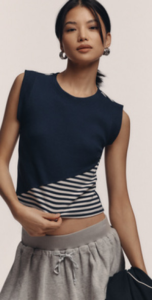 Maeve - Ribbed Muscle Tank Top
