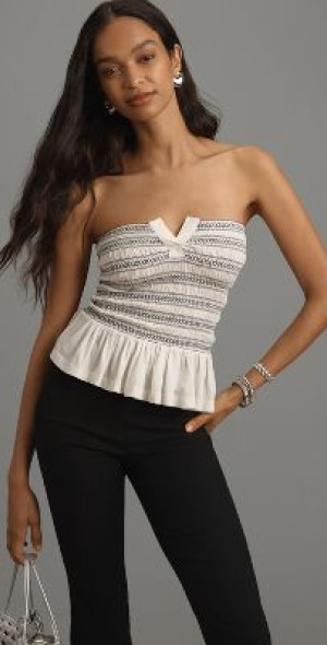 Maeve - Smocked Split Tube Top