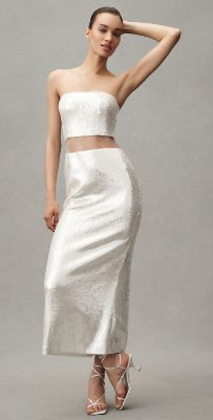 Mare Mare - Sheer Cape Sequin Maxi Dress