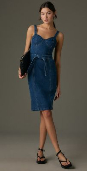 PAIGE - Giulia Denim Mini Dress