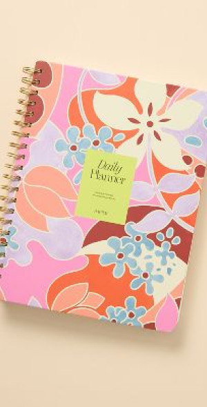 Papier - 70s Floral Spiral Daily Planner