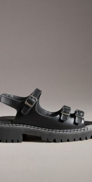 Pilcro - Buckle Stompy Sandals