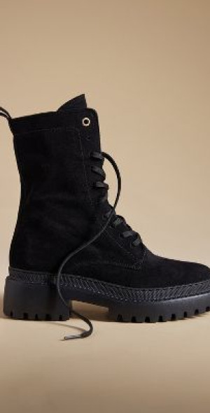 Pilcro - Lace-Up Stompy Boots